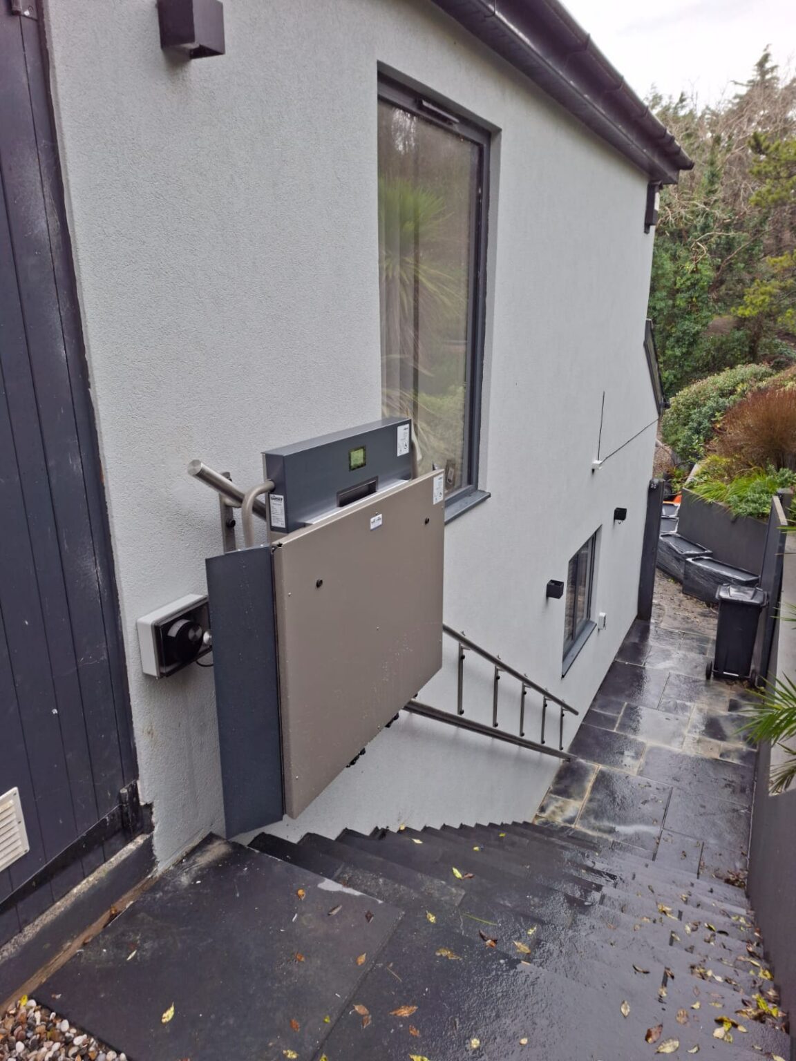 GTLE inclined platform stairlift solution future-proofs holiday home ...