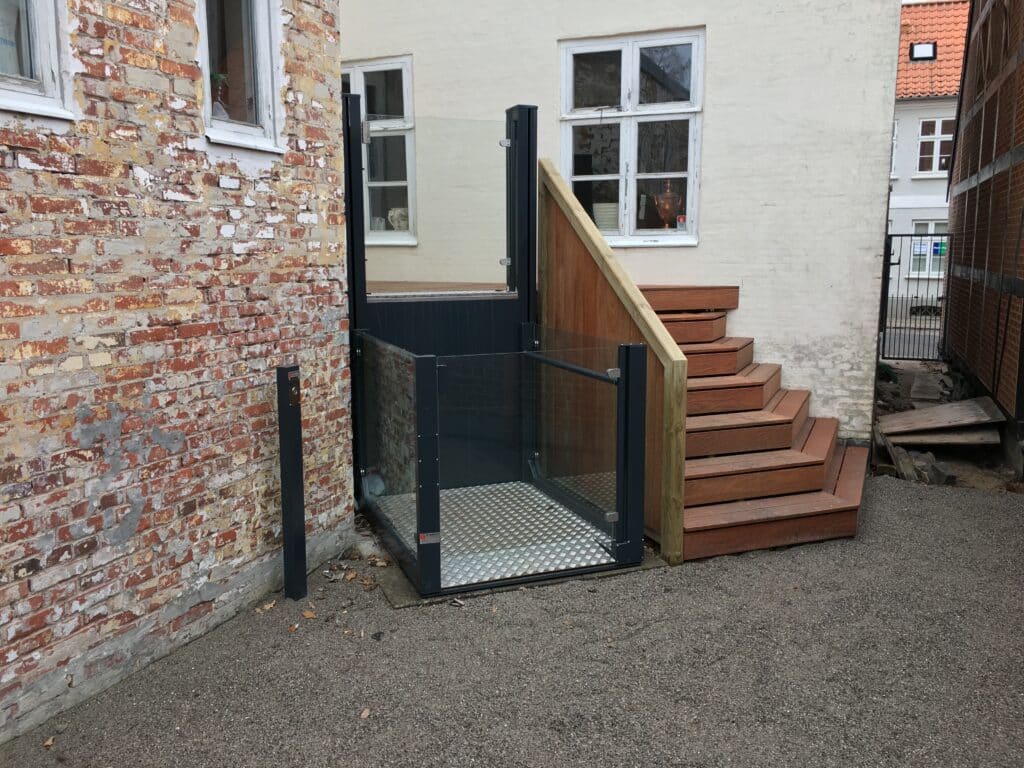 Open Style Platform Lift | Level Access Lifts Ltd